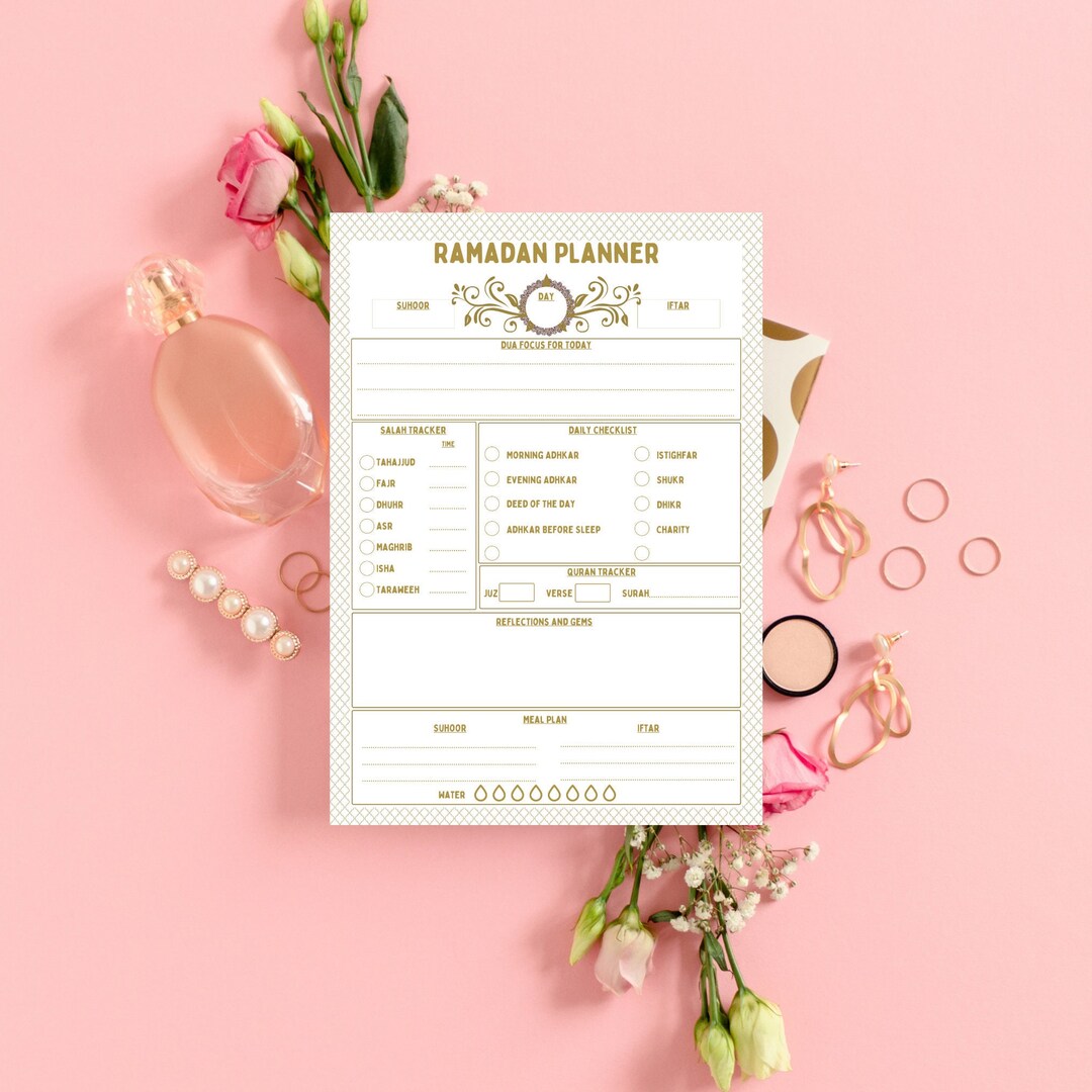 Digital Download A4 Ramadan Planner | Ramadan Journal | - Etsy