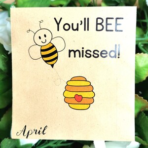 End of Year Gifts for Class Bee Friendly Seed Packet End - Etsy UK