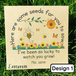 End of Year Gifts for Class | Bee Friendly Seed Packet | End of Term ...