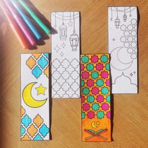 Ramadan Colouring Bookmarks | Printable Ramadan Bookmarks for Kids ...