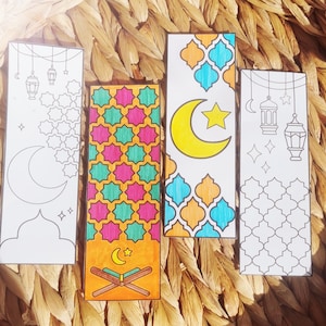 Ramadan Colouring Bookmarks | Printable Ramadan Bookmarks for Kids ...