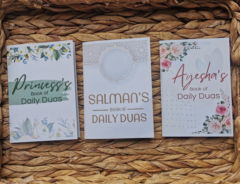 Personalised Small Daily Dua Book A6 Pocket Sized Dua Book - Etsy UK