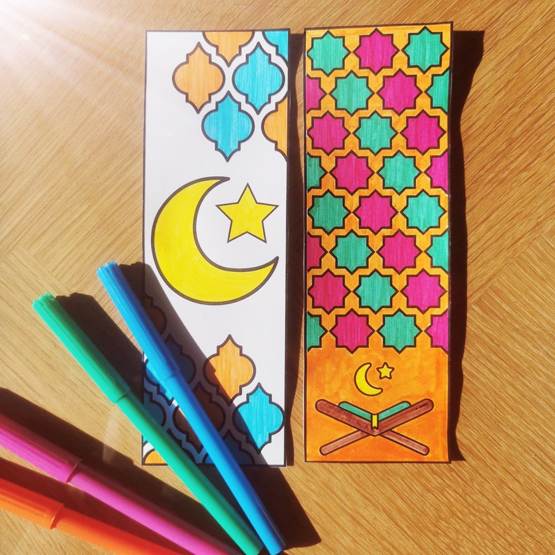 Ramadan Colouring Bookmarks | Printable Ramadan Bookmarks for Kids ...