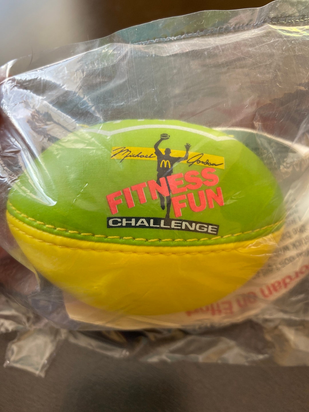 Michael Jordan Mini Football, Fitness Fun Challenge at Mcdonald’s, 1991 ...