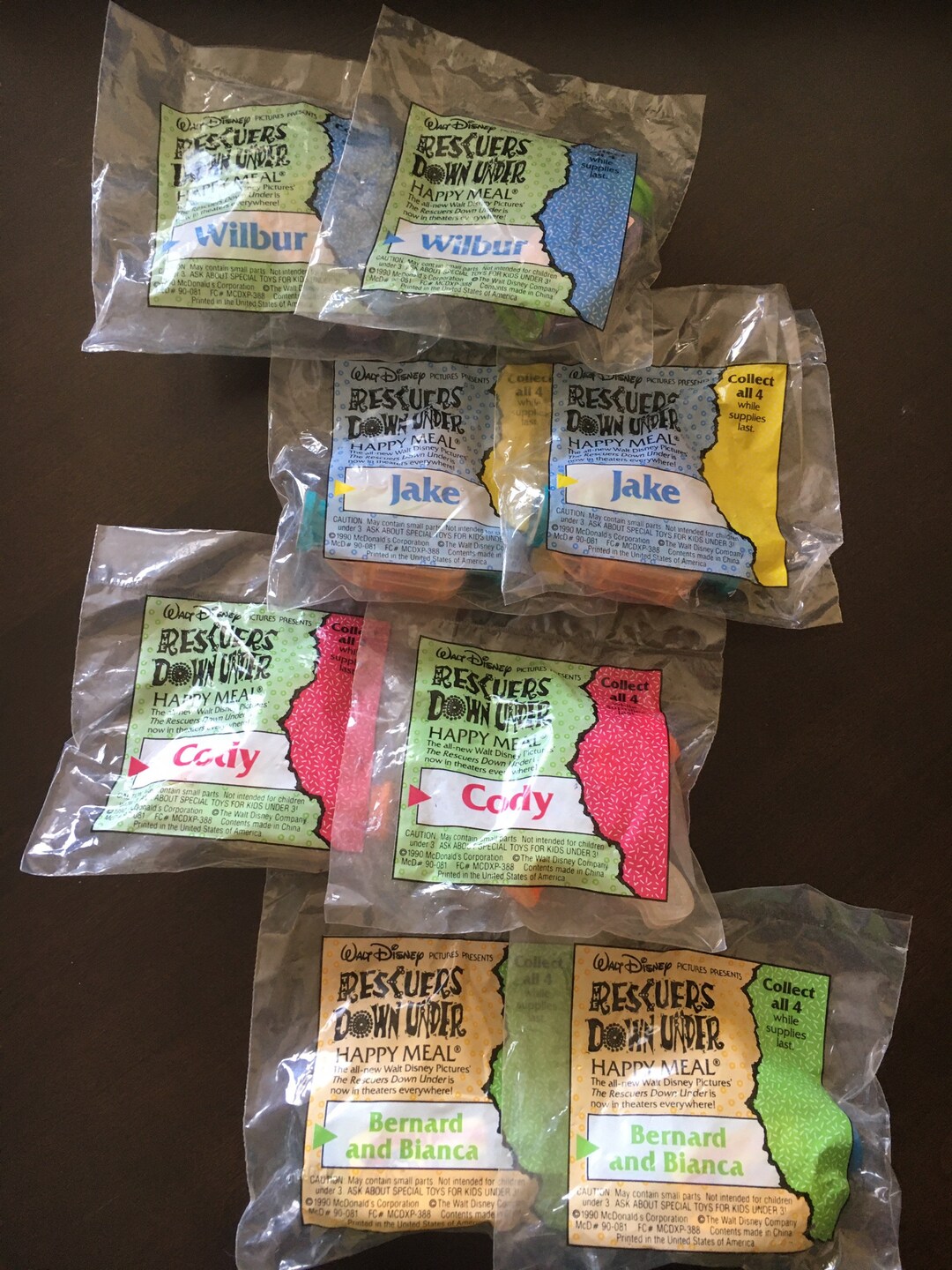 Rescuers Down Under Mcdonalds Happymeal Toy From 1990. NIP - Etsy