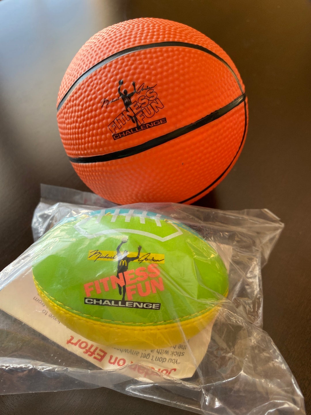 Michael Jordan Fitness Fun, Mcdonald’s Happy Meal,vintage 1991 , Set of ...