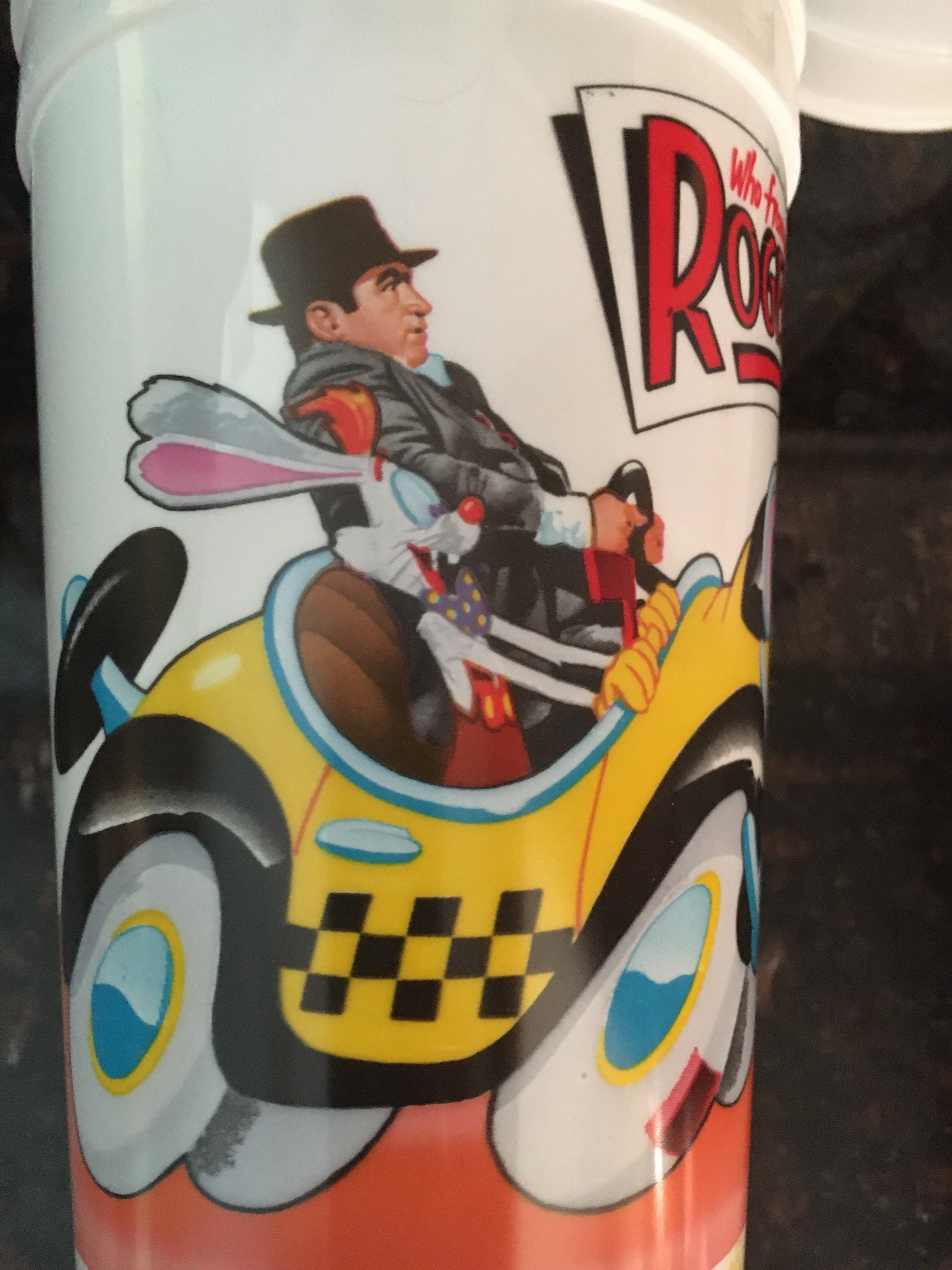 Who Framed Roger Rabbit, Mcdonalds/coca-cola Plastic Cups, Set of 4 ...