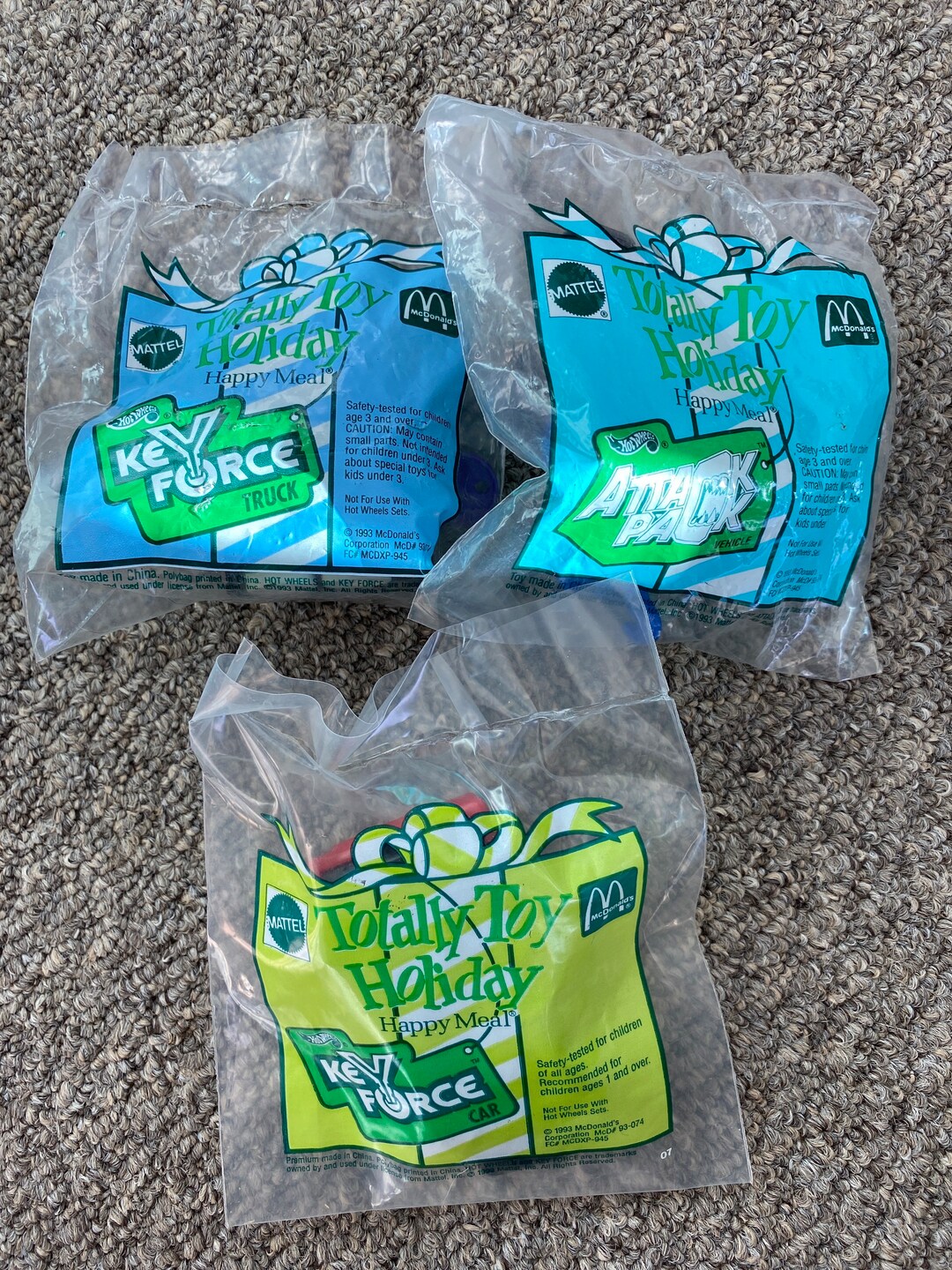 Key Force Truck & Car, attack Pack Vehicle, Totally Toy Holiday, 1993 ...