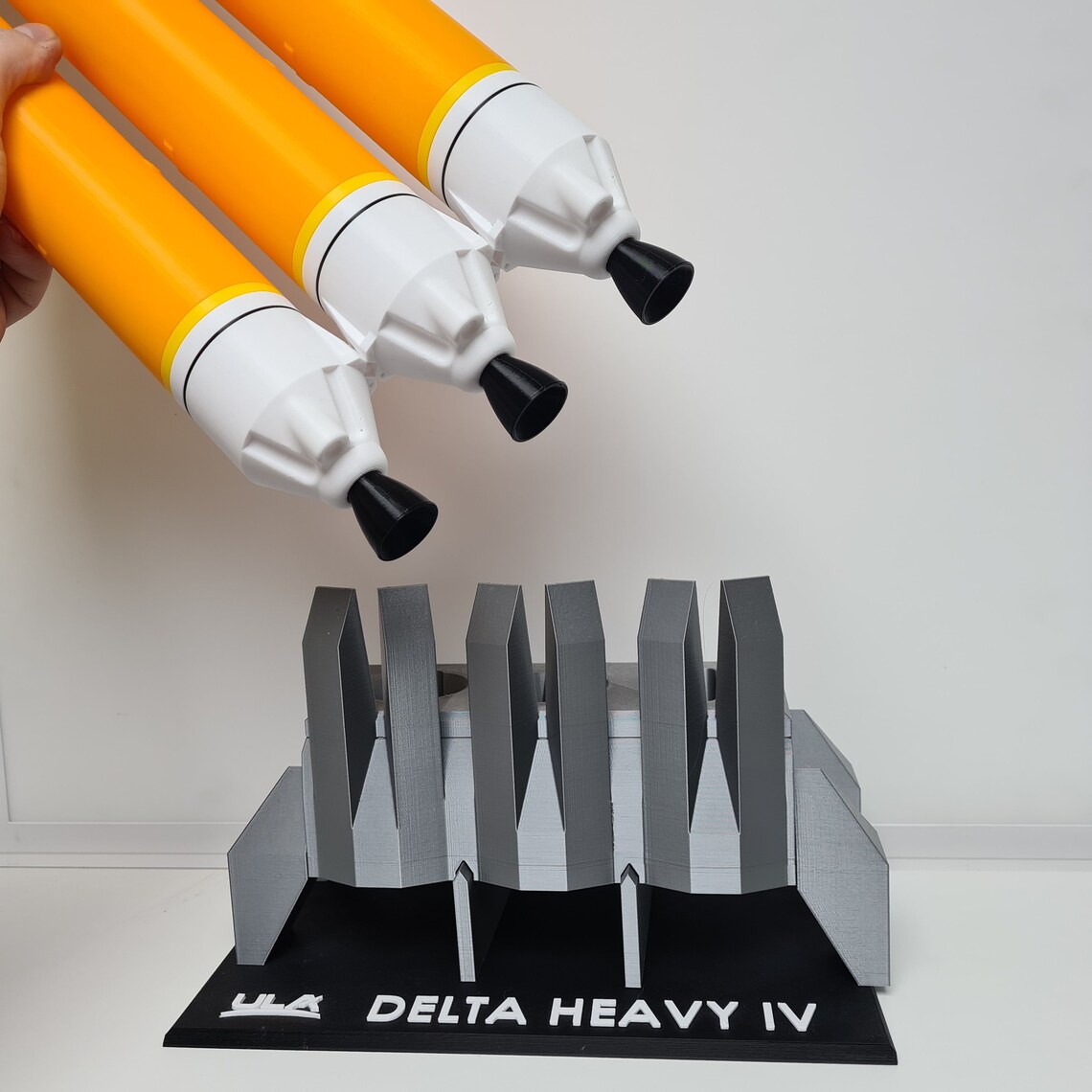 Delta IV Heavy ULA Model Rocket 1/144 Scale 500mm or 1/100 Scale 720mm ...