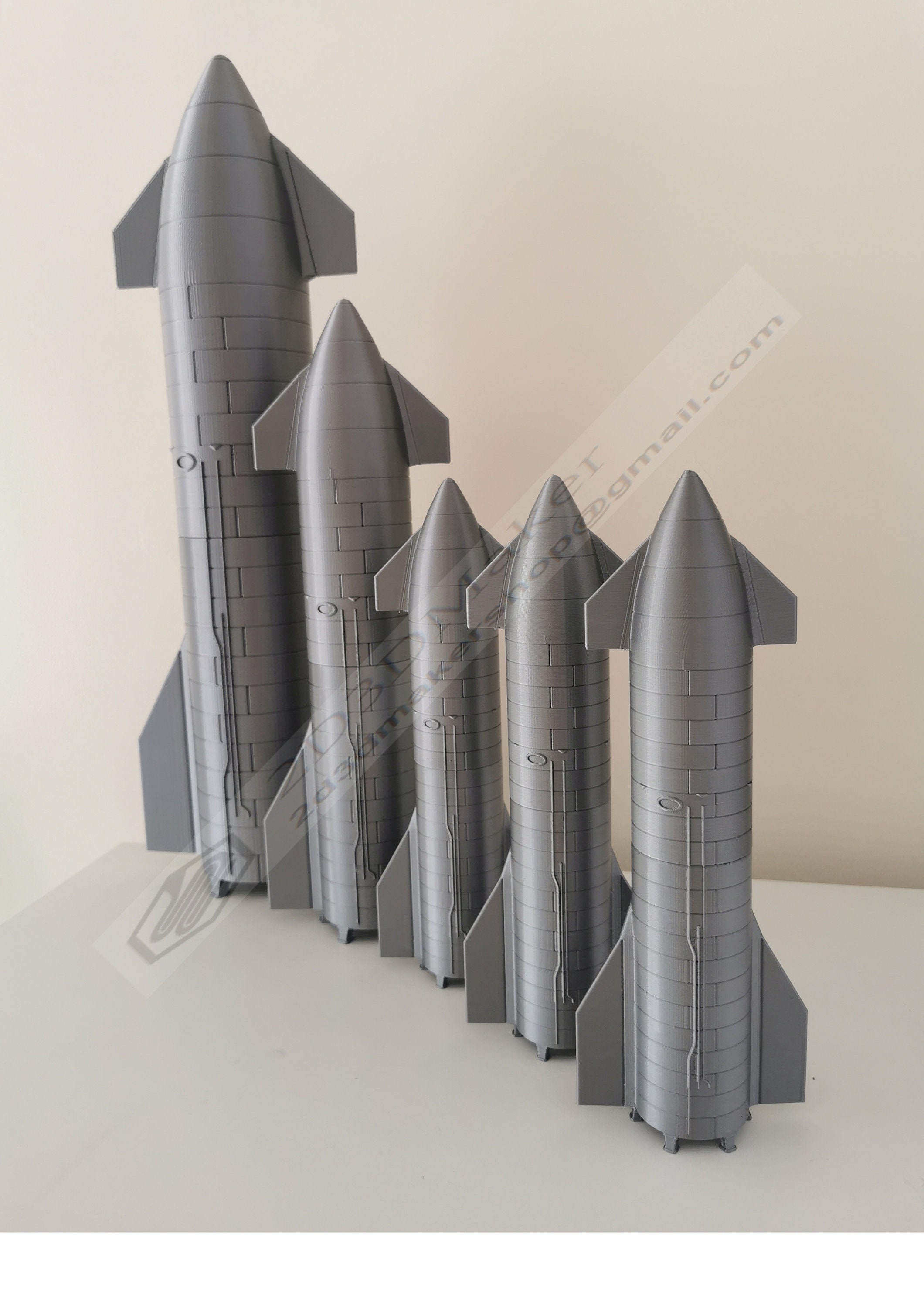 Toys Fast Shipping! 3D Printed Model Best Price on Etsy SpaceX Starship ...