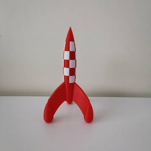 Tintin Rocket Ship Display Model - Etsy