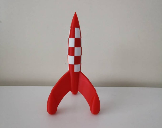 Tintin Rocket Ship Display Model - Etsy