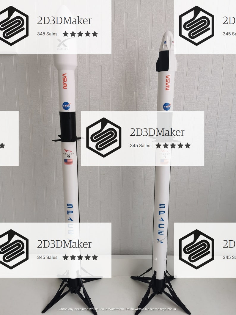 Spacex Falcon 9 Fairing Payload 60cm Tall Best Price | Etsy