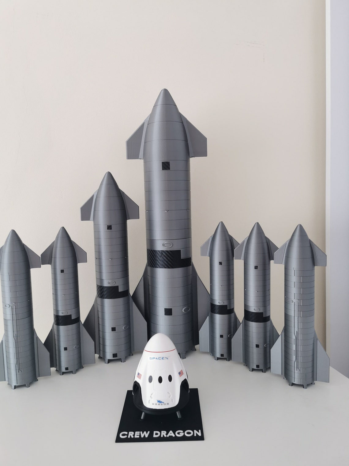 SpaceX Starship SN15 Highly Detailed Display Model 3D | Etsy