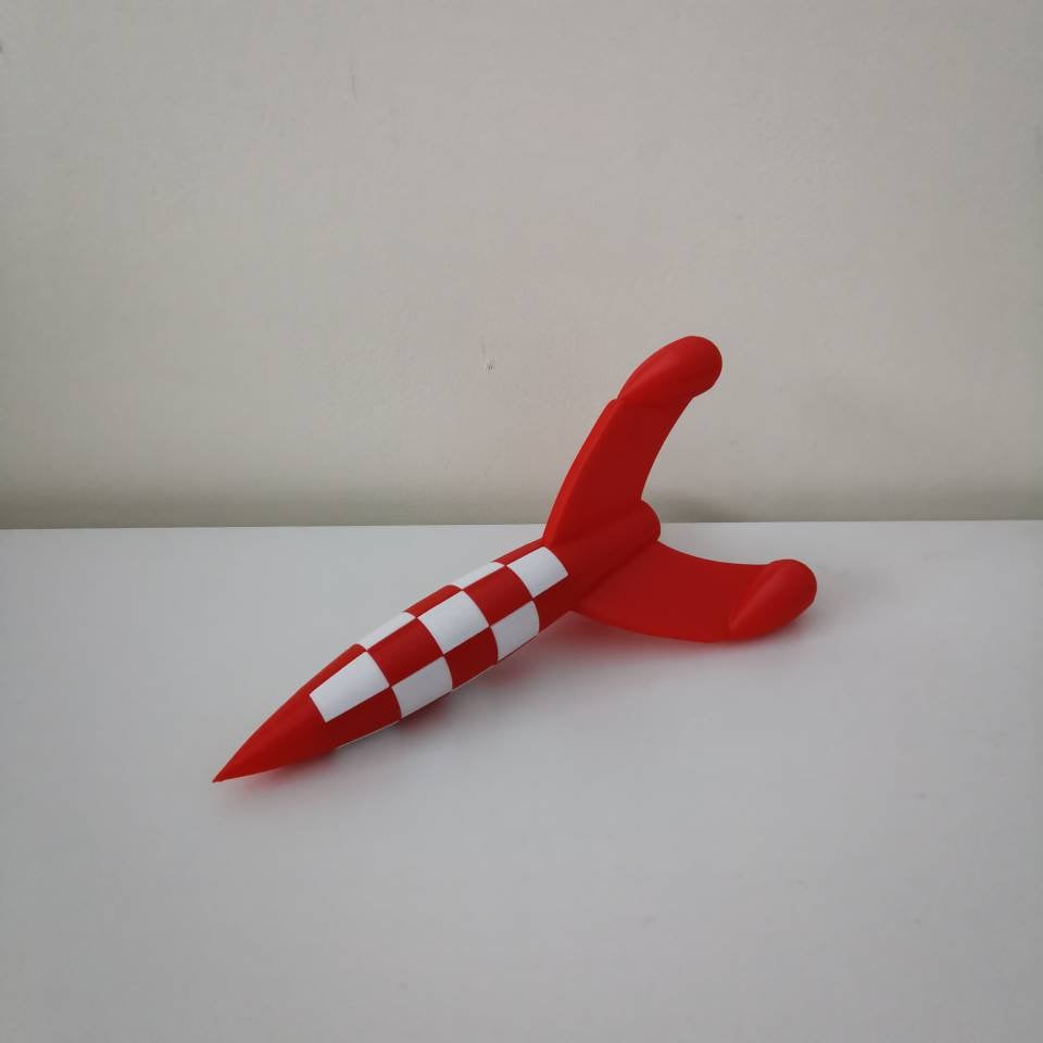 Tintin Rocket Ship Display Model - Etsy