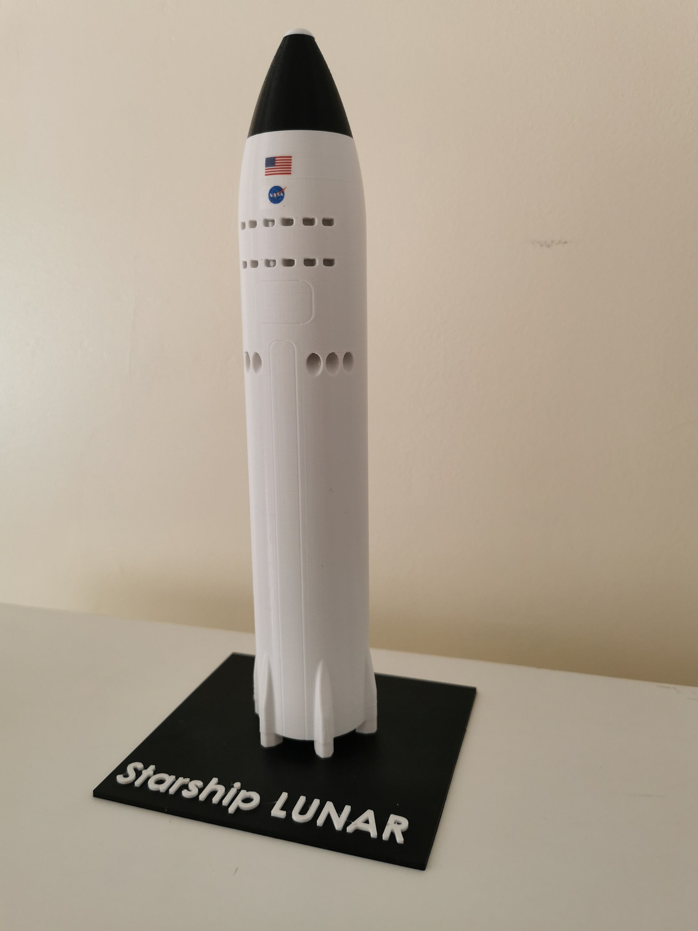Spacex Starship Lunar Model Display Model Best Price Fast - Etsy