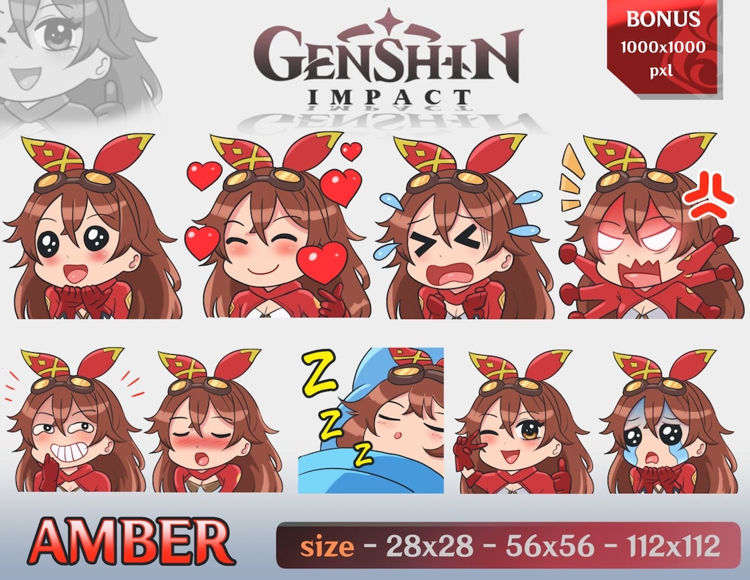 Amber Pack. Genshin Impact Amber Genshin Impact Amber - Etsy