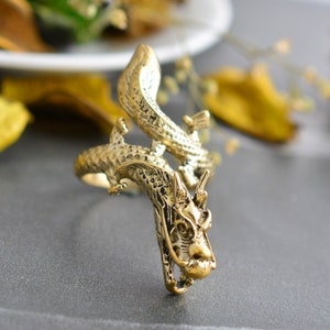 Lizard Ring - Etsy