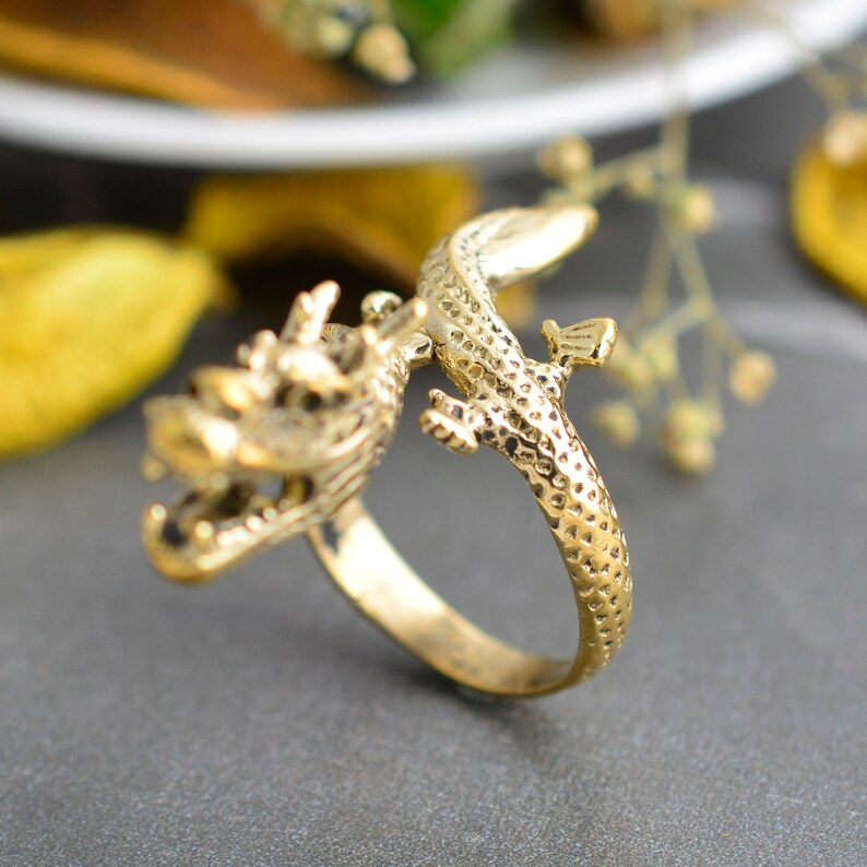 Lizard Ring - Etsy