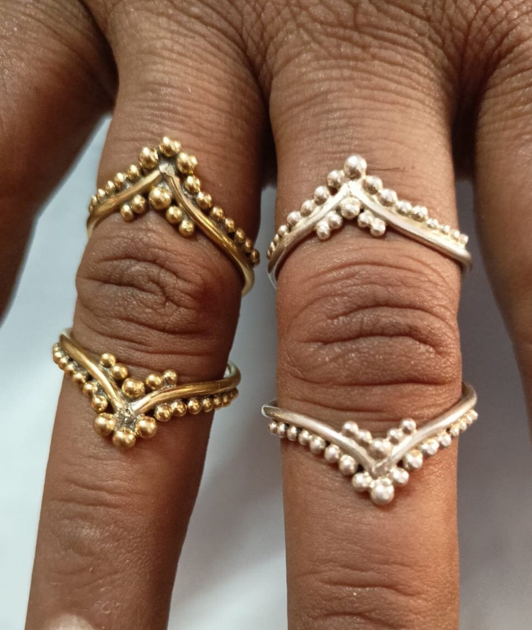 Arthritis Ring, Splint Knuckle Ring, Adjustable Thumb Ring, Sterling ...