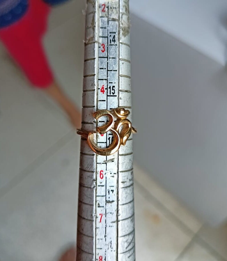 Om Ring, Brass Ring, Ohm Ring, Designer Brass Ring, Vintage Ring ...