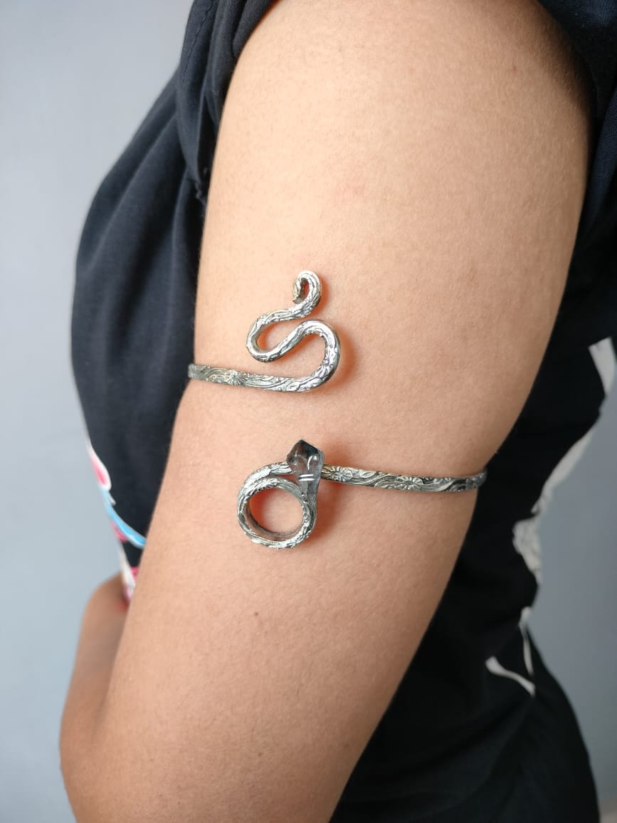 Snake Spiral Upper Arm Cuff Armlet Armband Bangle Bracelet Men - Etsy