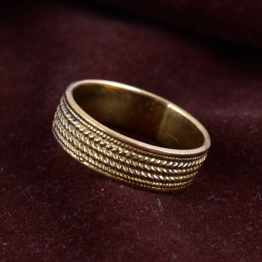 Simple Brass Ring for Women and Men, Indian Traditional Brass Ring ...
