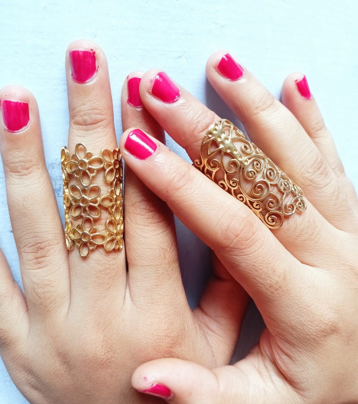 Arthritis Brass Ring Splint Knuckle Ring Arthritis Finger | Etsy