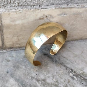 Brass Arm Cuff, Upper Arm Band, Wide Cuff Bracelet, Upper Arm Cuff ...