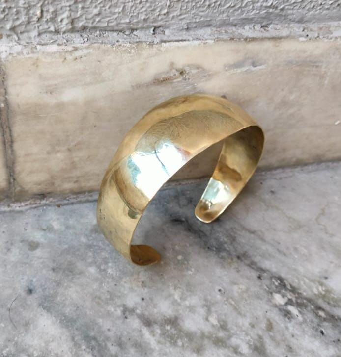 Brass Arm Cuff, Upper Arm Band, Wide Cuff Bracelet, Upper Arm Cuff ...