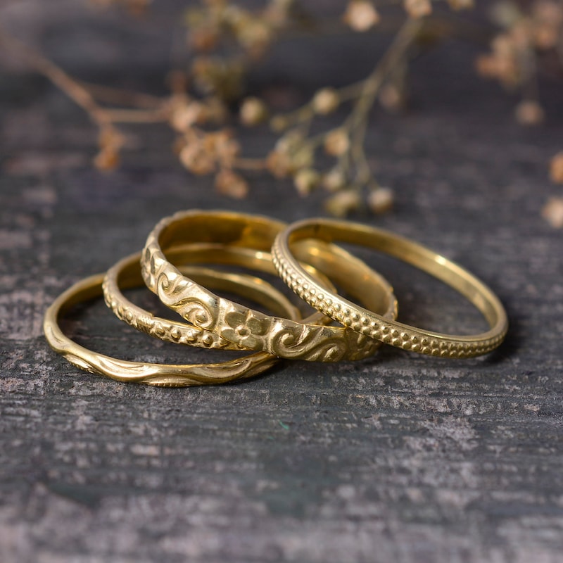 Dainty Gold Ring - Etsy