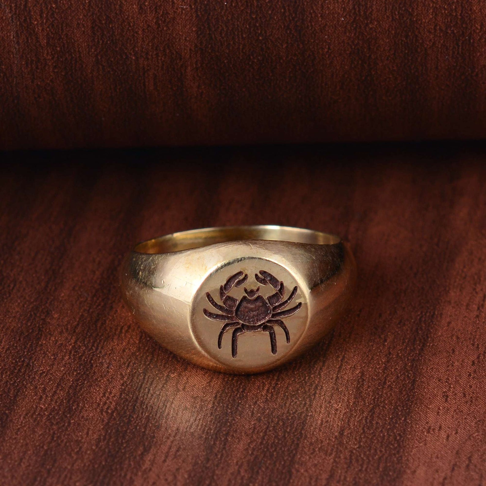 Zodiac Ring Zodiac Sign Signet Ring Zodiac Signet Ring - Etsy