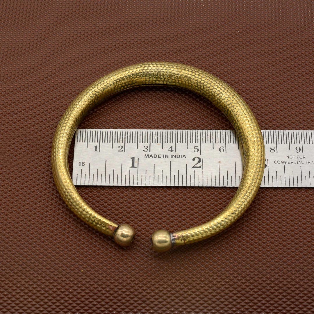 Gold Brass Snake Skin Bangle, Designer Bracelet, Cuff Bracelet - Etsy