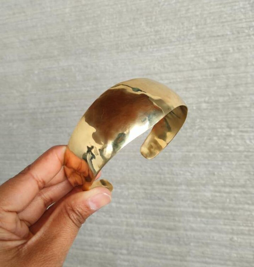 Brass Arm Cuff, Upper Arm Band, Wide Cuff Bracelet, Upper Arm Cuff ...