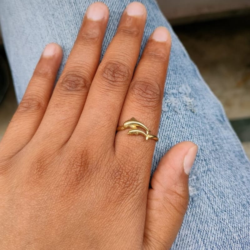 Dolphin Ring - Etsy