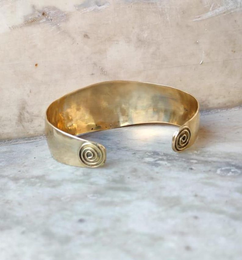 Brass Arm Cuff, Upper Arm Band, Wide Cuff Bracelet, Upper Arm Cuff ...