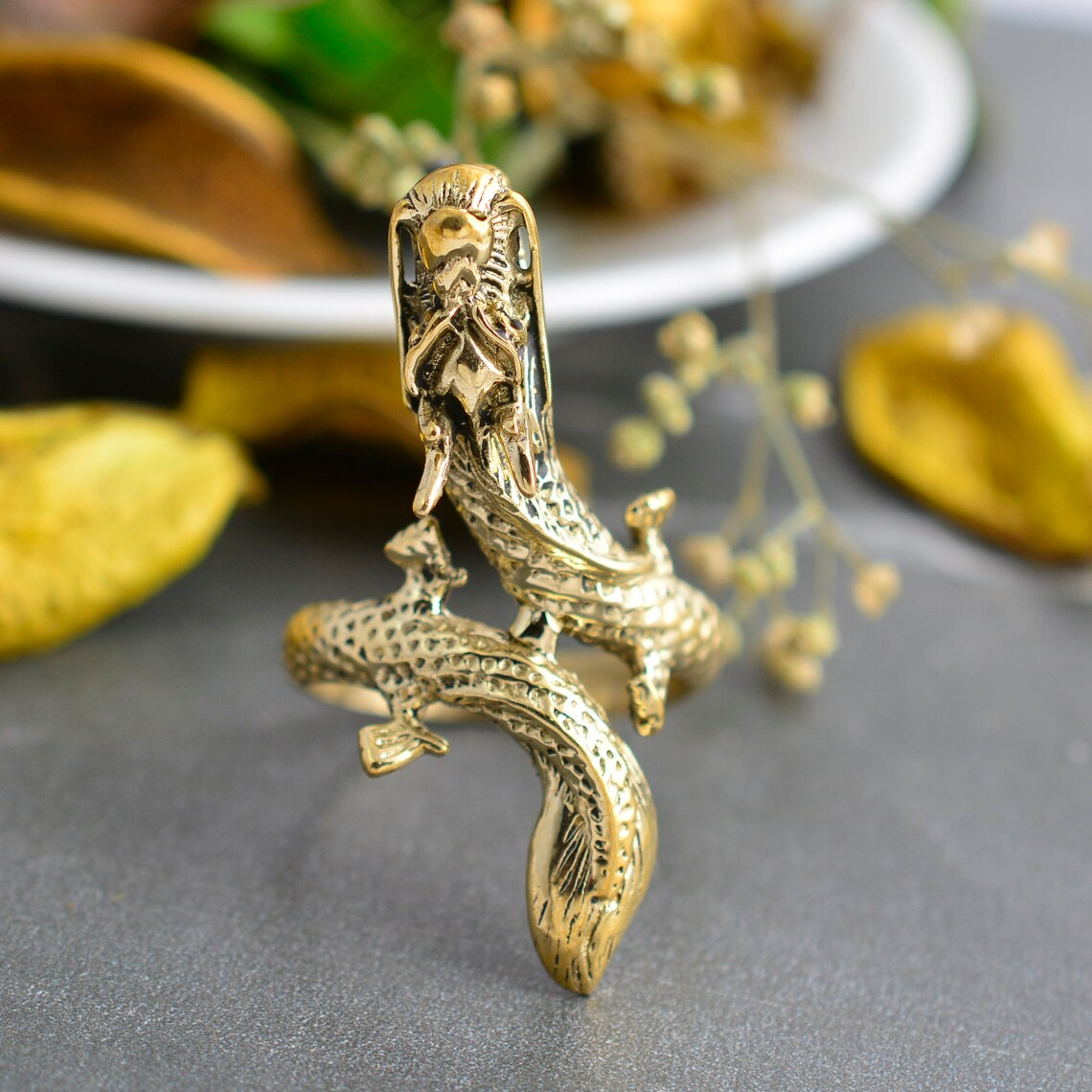 Lizard Ring - Etsy