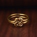 Spiral Ring, Hypnotic Ring, Spiral Brass Ring, Swirl Ring, Gold Wired ...