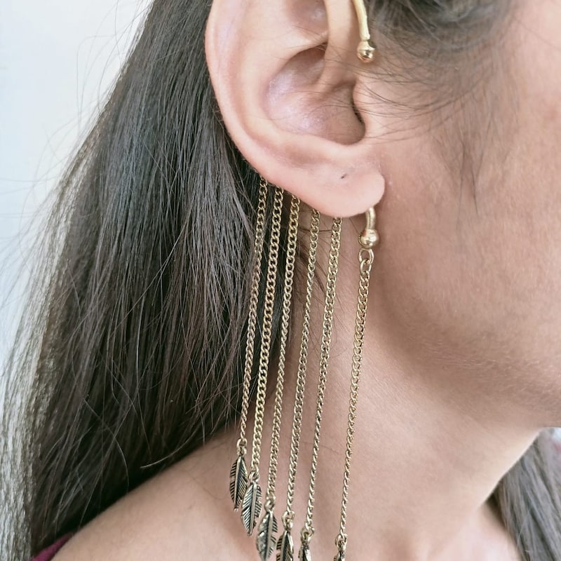 Feather Ear Wrap - Etsy