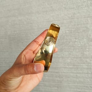 Brass Arm Cuff, Upper Arm Band, Wide Cuff Bracelet, Upper Arm Cuff ...