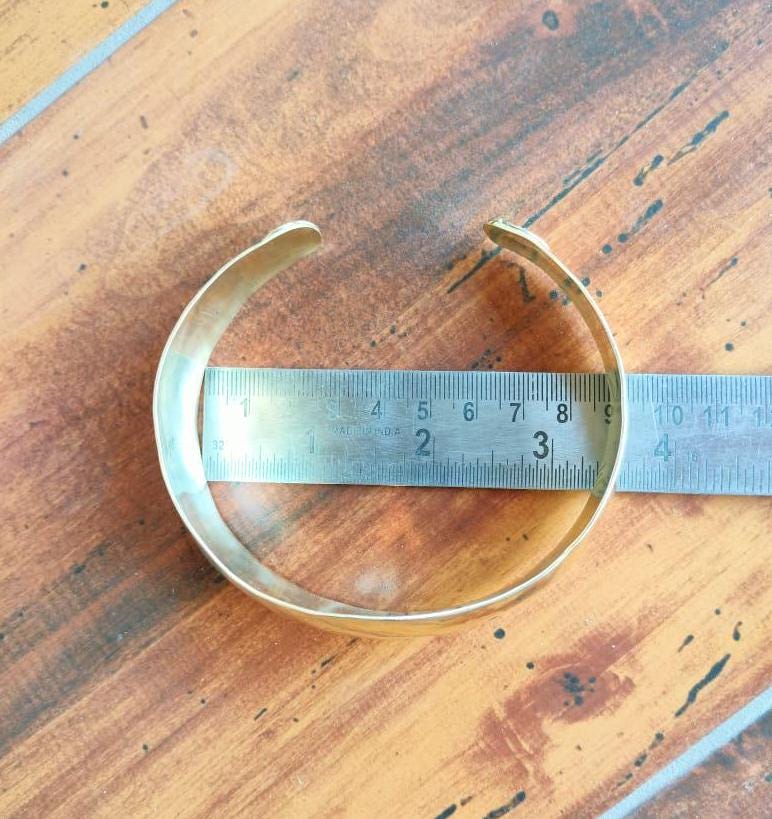 Brass Arm Cuff, Upper Arm Band, Wide Cuff Bracelet, Upper Arm Cuff ...