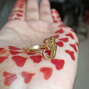 Om Ring Brass Ring Ohm Ring Designer Brass Ring Vintage | Etsy