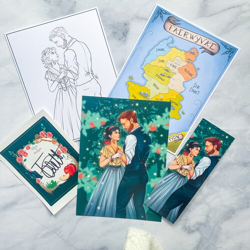 Curse of the Wolf King Book Swag Complete Collection - Etsy