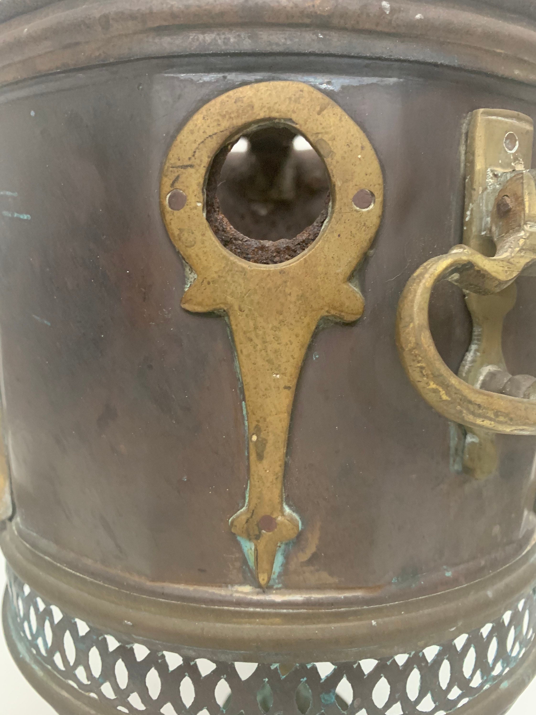 Antique Copper and Brass Brazier Renaissance Revival Camp Stove - Etsy