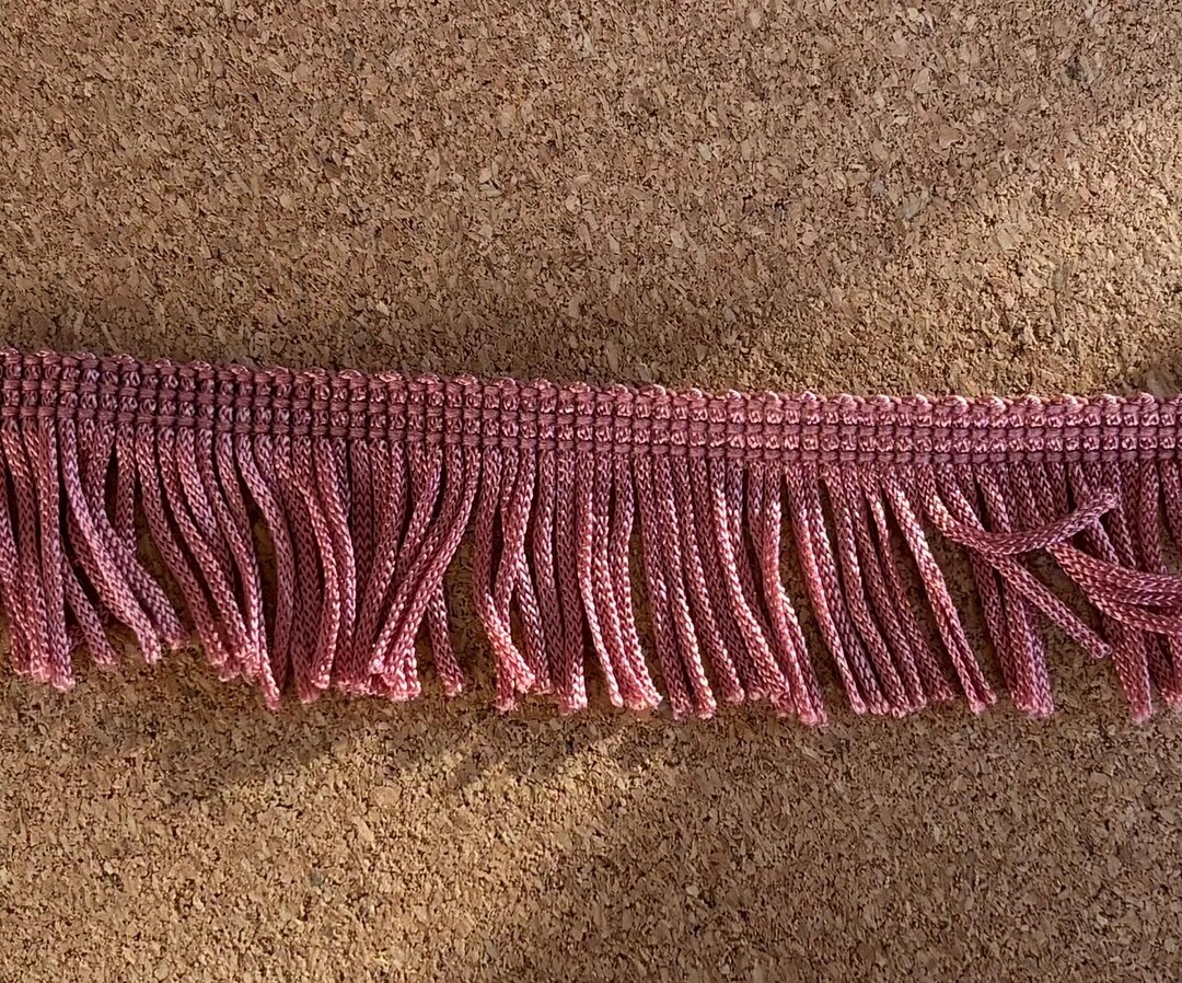 Vintage Fringe Border in Rosé per Meter - Etsy