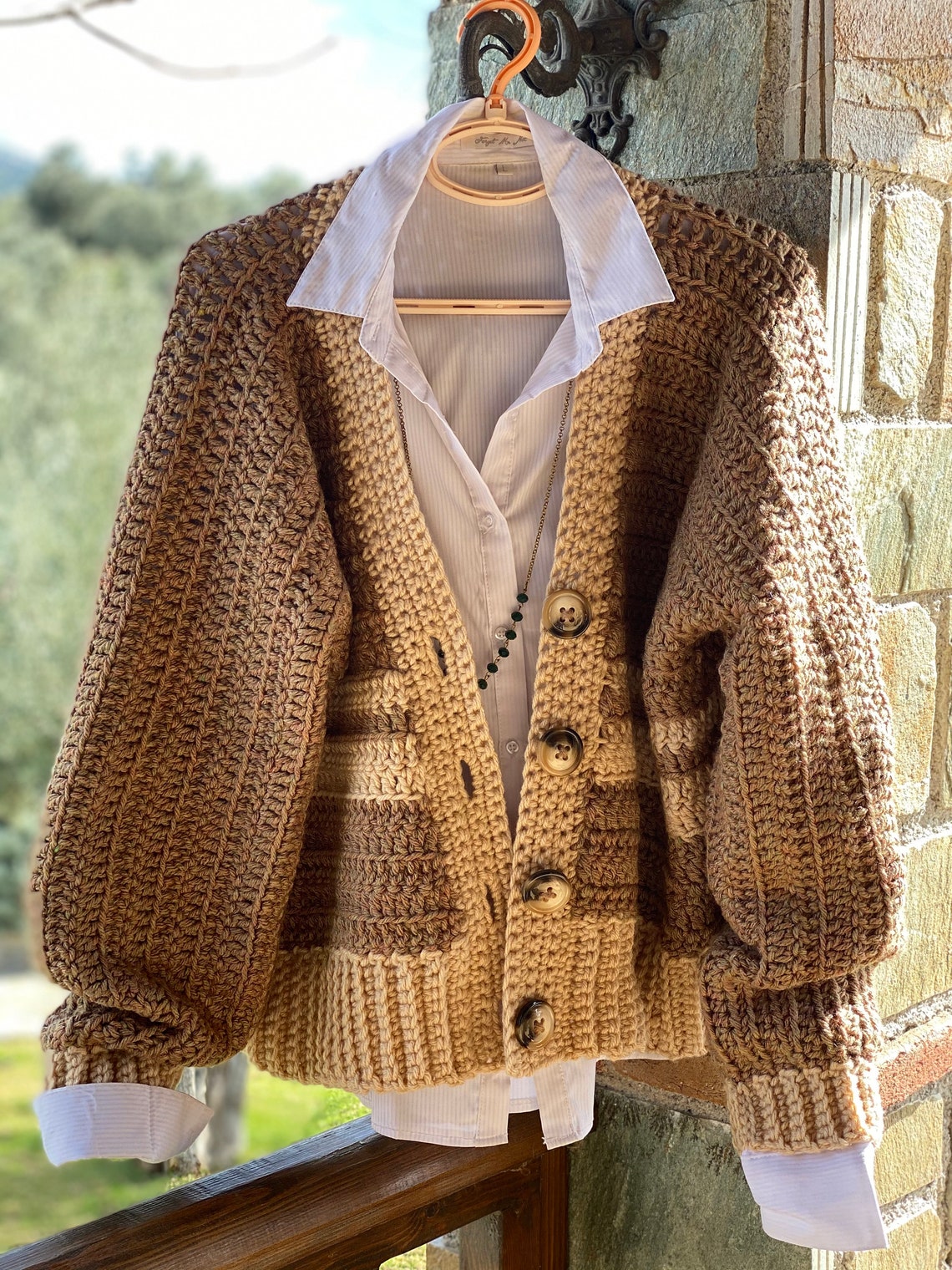One Piece Cardigan Crochet Pattern Easy Cardigan Pattern - Etsy