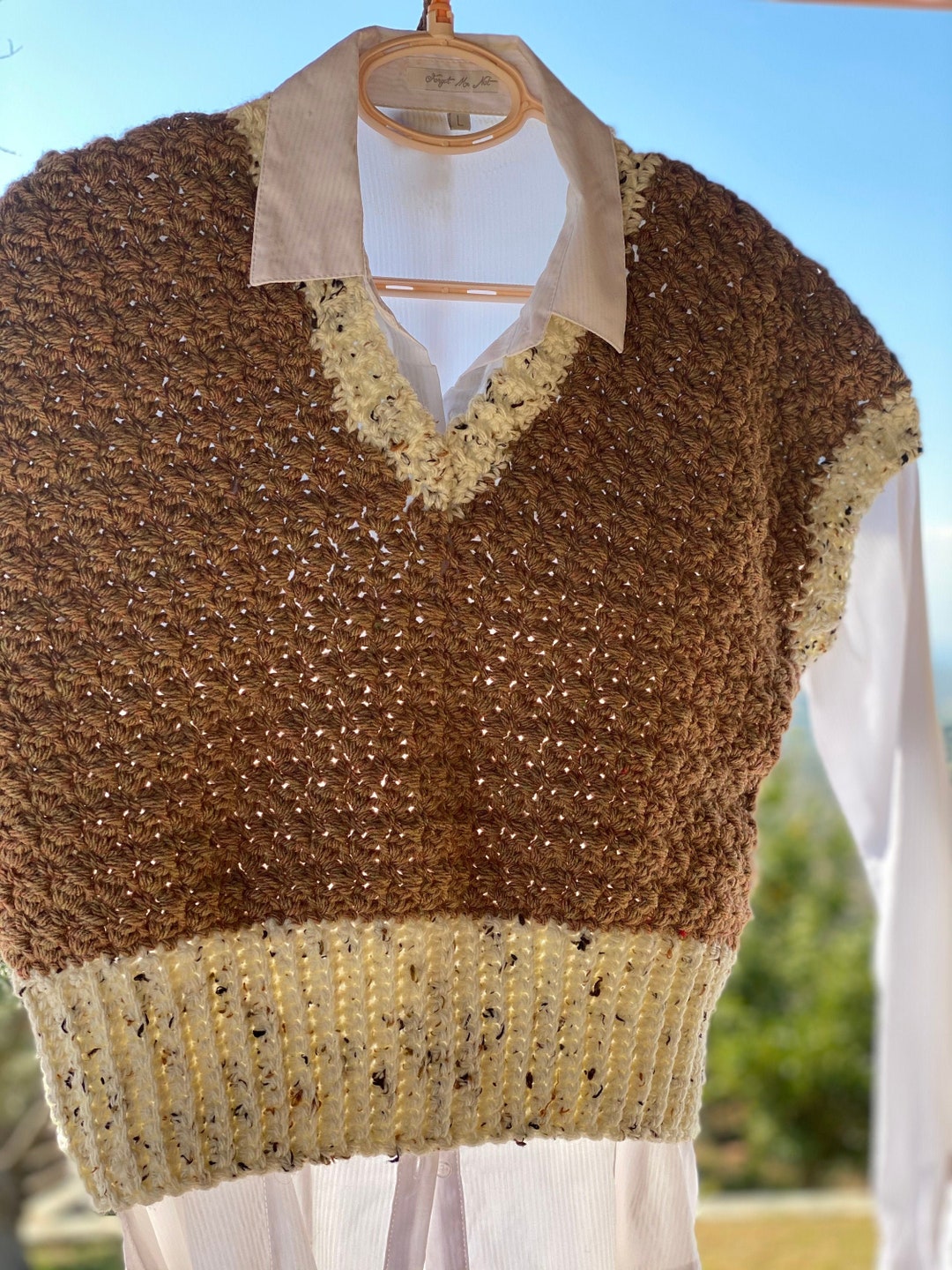 Crochet Vest Pattern Classic Pattern Pdf Pattern Digital Download ...