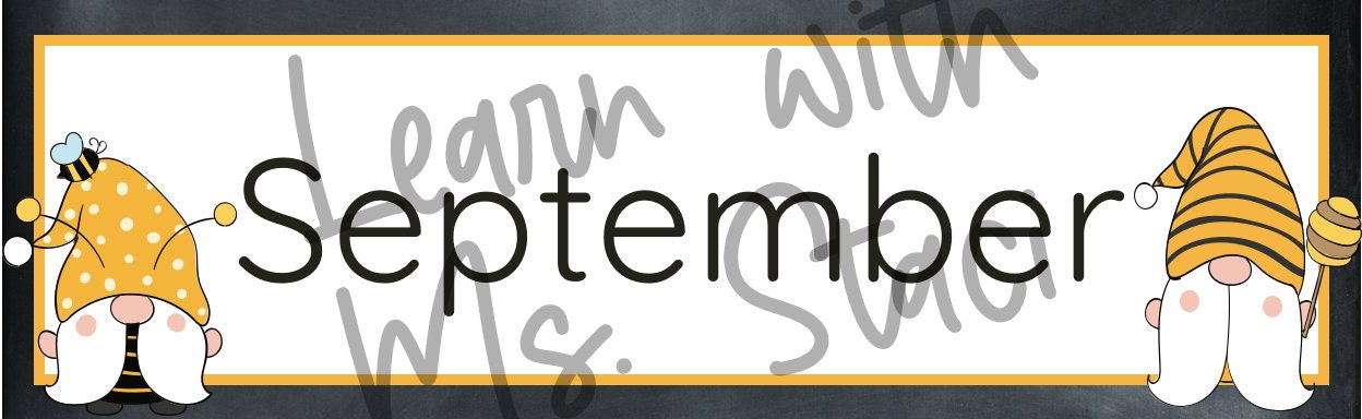 Gnome Calendar editable in Canva - Etsy