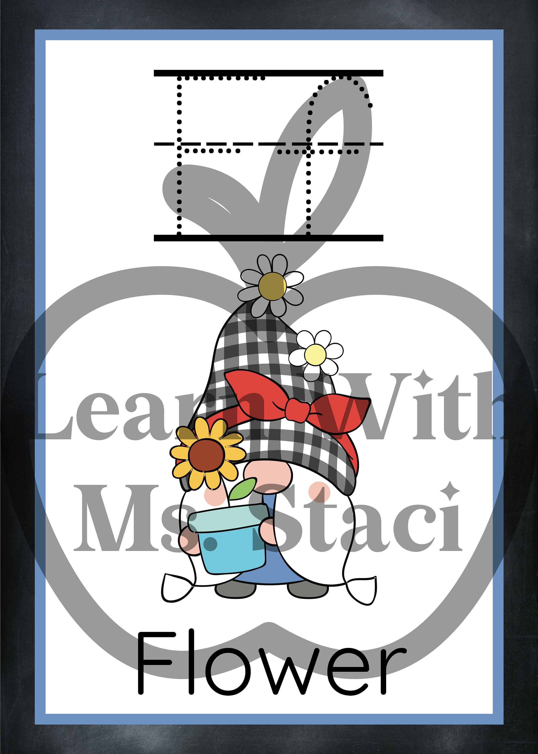 Gnome Alphabet & Numbers - Etsy