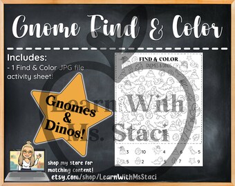 Gnome Name Tags editable in Canva - Etsy